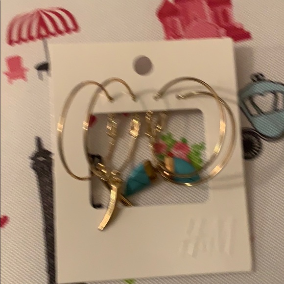 H&M | Jewelry | New Hm Set 2 Earrings Nwt | Poshmark